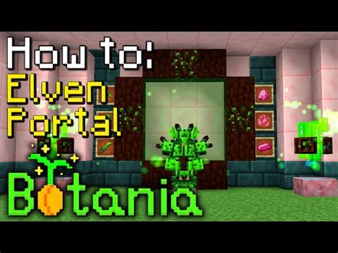 How To Make The Elven Portal Botania