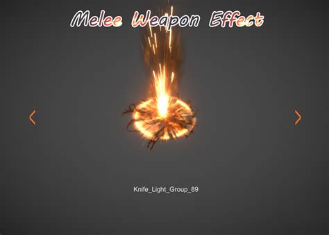 Artstation Unity Melee Weapon Visual Effects Game Assets