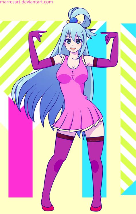 Aqua x Me! Me! Me! by MarresArt on DeviantArt