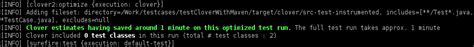 Openclover 45 Using Test Optimization In Maven