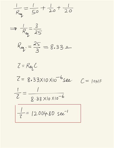 Solved Knowing That Vc V Calculate Vc Vo T And The Current Course Hero
