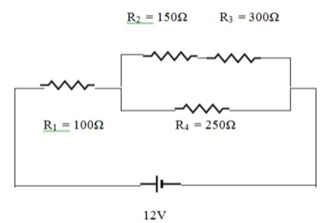 Solved Four Resistors Are Connected In A Circuit As Shown