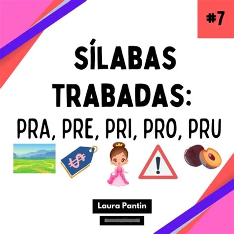Sílabas Trabadas Pra Pre Pri Pro Pru 7 Spanish Ed 51znn Envío Gratis