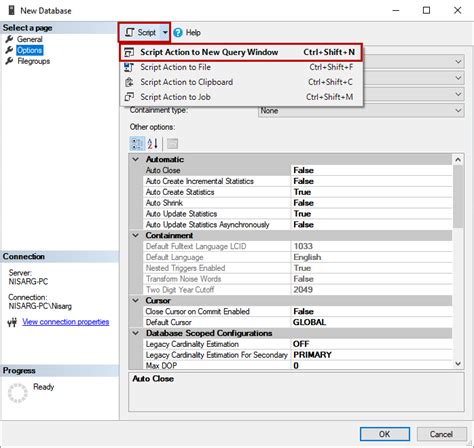 Create A Database In SQL Server Using SQL Server Management Studio SSMS Coding Sight