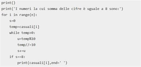 esercizi in python esercizi svolti in linguaggio python