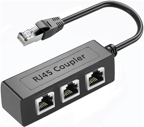 Adaptador De Red Rj45 Ethernet Splitter 1 A 3 Rj45 1 Macho A 3 Hembra Cable Adaptador Ethernet