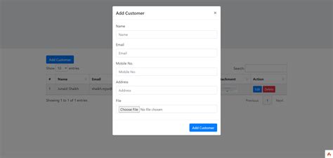 Codeigniter 4 Crud With File Upload Ajax Example Infovistar