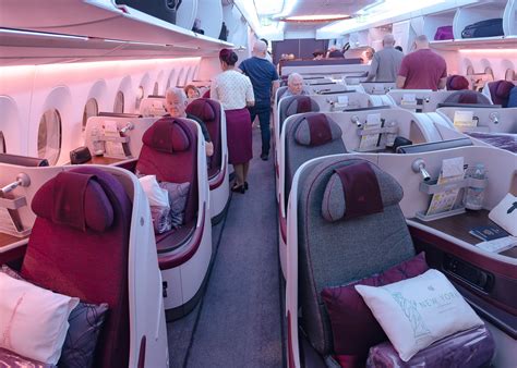 Qatar Airways Business Class Cabin