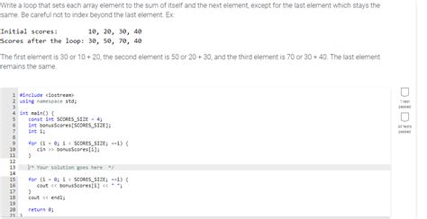 Solved Write A Loop That Subtracts 1 From Each Element In