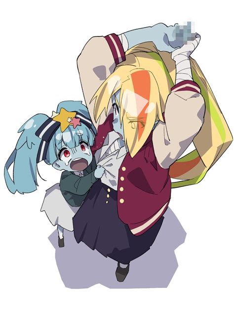 Nikaidou Saki And Hoshikawa Lily Zombie Land Saga Drawn By Muchi Maro