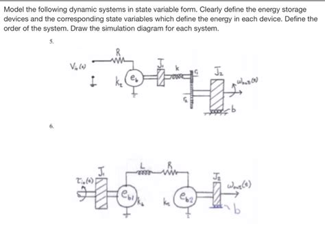 Solved Model The Following Dynamic Systems In State Variable
