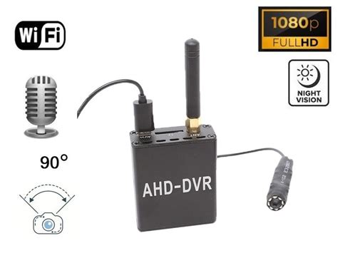 caméra espion wifi full hd avec led ir à 90° surveillance p2p live