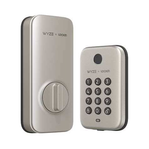Wyzebluetooth Fingerprint Deadbolt Lock With Keypad Ipx5 Weatherproof Schedules Auto