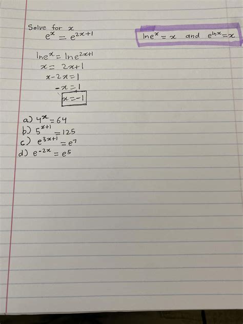 Solving Natural Logarithmic Equation Rprecalculus