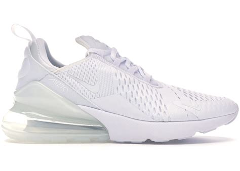 Nike Air Max 270 Triple White Mens Ah8050 101 Us