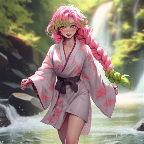 Zf Puhi Mitsuri Kanroji From Demon Slayer Full Bod By Zfpuhi On Deviantart