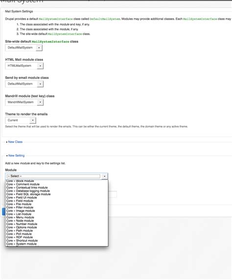 views which core module provides the default send email action for