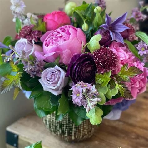 Hot Pink And Purple Flowers