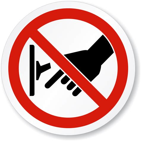 Electrical Switch Signs Do Not Touch Switches Signs