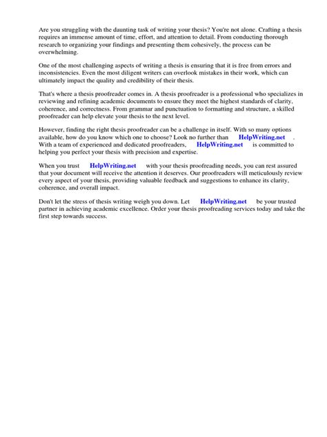 Thesis Proofreader Pdf Proofreading Thesis