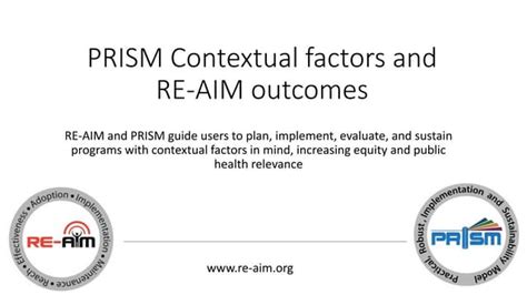 Re Aim And Prism Guidance Descriptionpptx