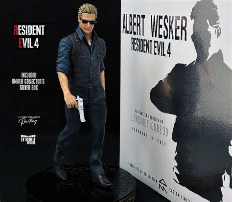 Albert Wesker Figure Collectible Statue, Resident Evil 4 Figure ...
