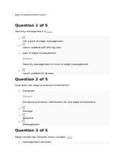 Edge Computing LinkedIn Course Docx Edge Computing LinkedIn Course Question Of Security