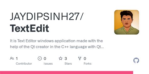 Github Jaydipsinh27textedit It Is Text Editor Windows Application