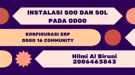 Odoo 16 Tutorial Instalasi Odoo 16 Pada Server Odoo Dan Local Di
