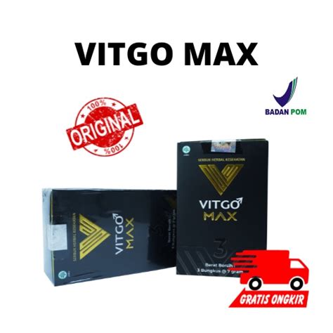 Jual Vitgo Max Penunjang Stamina Pria Shopee Indonesia