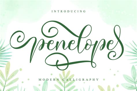Penelope Font Free Download