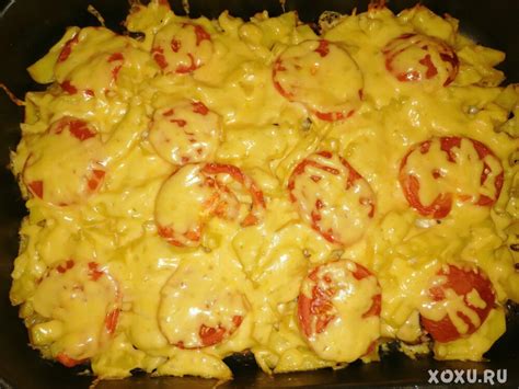 Картошка по французски с курицей в духовке Пошаговый рецепт с фото