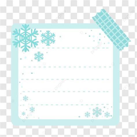 Cute Blue Notes Notebook Stickers Decoration Note Simple Png