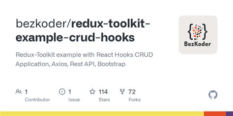 GitHub Bezkoder Redux Toolkit Example Crud Hooks Redux Toolkit Example With React Hooks CRUD