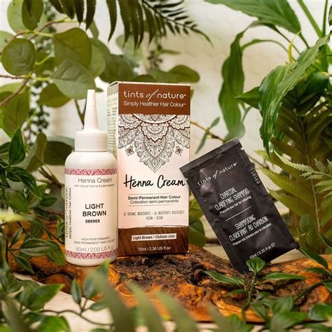 Semi Permanent Henna Cream Colours Tints Of Nature