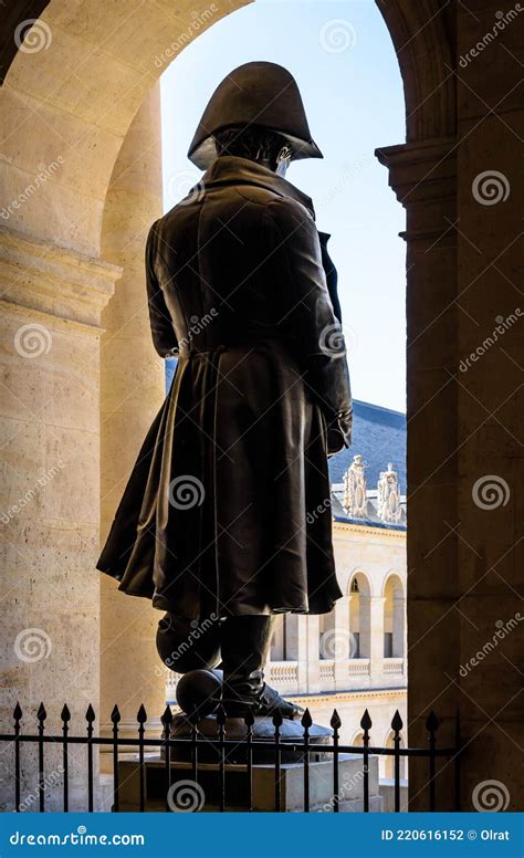 Statue Of Napoleon Bonaparte In The Invalides In Paris Editorial