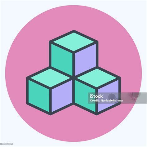 아이콘 인프라 커뮤니티 기호에 적합합니다 컬러 메이트 스타일 편집 가능한 간단한 디자인 디자인 템플릿 벡터 간단한 기호 그림