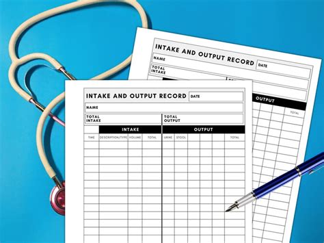 Fluids Intake And Output Record Fluid Balance Chart Intake And Output