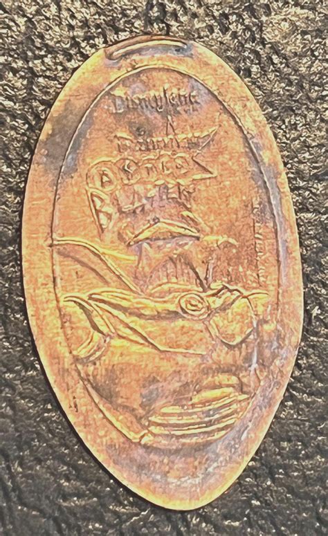 Buzz Lightyear Astro Blaster Disneyland Two Sided Elongated Penny