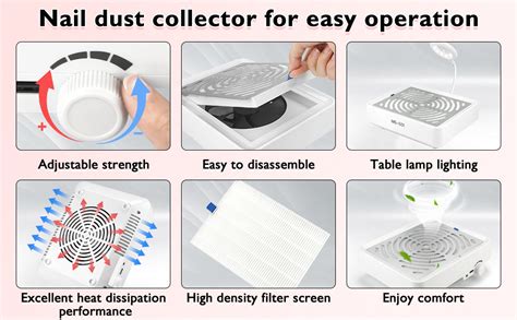Nail Dust Collector40w Adjustable Dust Collector For Nails
