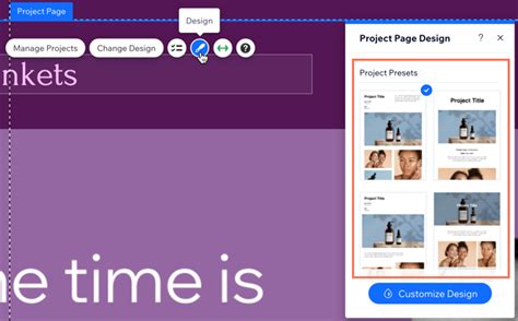 wix portfolio customizing your wix portfolio pages help center