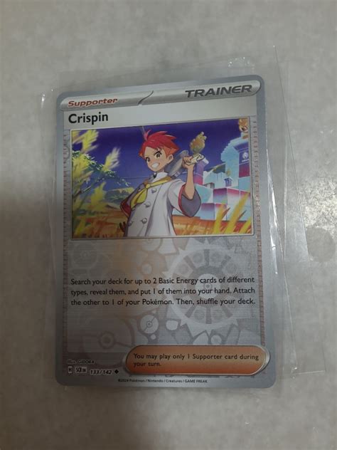 Pokemon Tcg Crispin Supporter Trainer Card Hobbies And Toys Toys