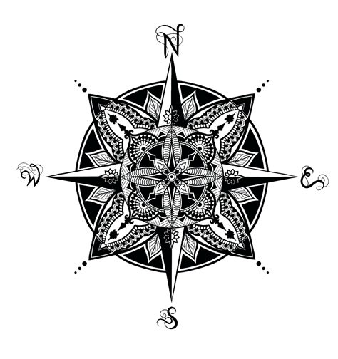 Mandala Drawing With Compass At Gary Delong Blog