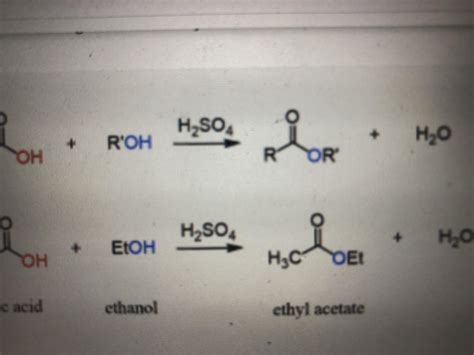 H2so4 Reaction With Alcohol