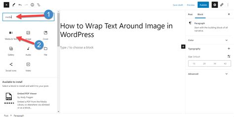How To Wrap Text Around Image In Wordpress