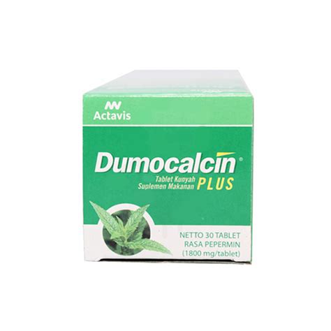Dumocalcin Plus Peppermint 30 Tablet Kegunaan Efek Samping Dosis