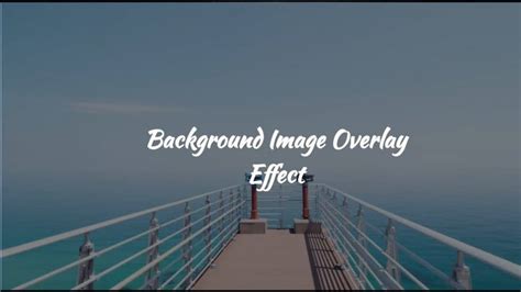 How To Add Overlay To Background Image In Html And Css Linear