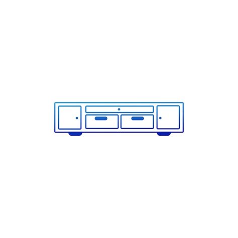 캐비닛 아이콘 프리미엄 벡터