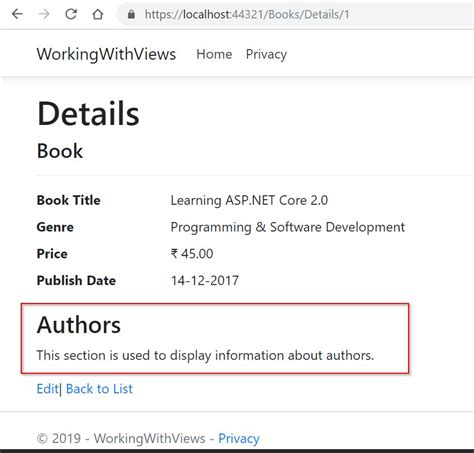 views partial views and layouts in asp core mvc code maze