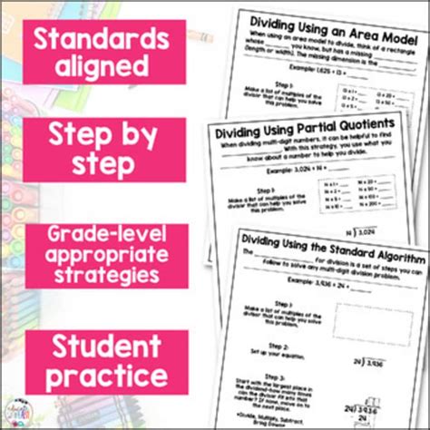 Dividing By 2 Digit Divisors Guided Math Notes Interactive Notebook
